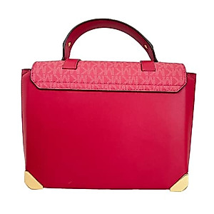 Michael Kors Berry Multi Manhattan Medium Top Handle School Leather Satchel