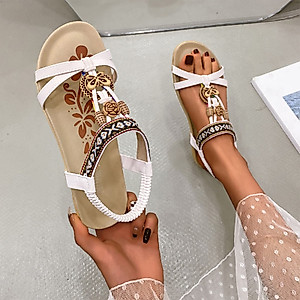 ZHOUXINGB Womens Boots Ankle, Summer Sandals for Women Size 11 Diamond Sandals Cow Print Sneakers Size 11 Shoes Black Flip Flops Red Wedge Flip Flops for Women