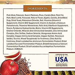 Whole Earth Farms Grain Free Recipe Dry Dog Food, Pork, Beef & Lamb, 25-Pound