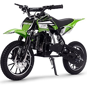 MotoTec DB-01 50cc 2-Stroke Kids Gas Dirt Bike Green