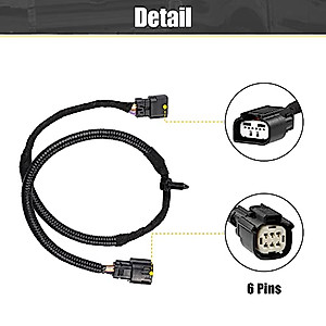 X AUTOHAUX Rear View Back Up Camera Wire Harness BL3Z14A411A for Ford F-150 2010 2011 2012 2013 2014 BL3Z-14A411-A