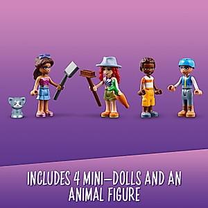 LEGO Friends Canal Houseboat 41702 Building Kit; Comes with 4 Mini-Dolls Including Mia and 1 Animal Toy; Birthday Gift for Kids Aged 7+ (737 Pieces)