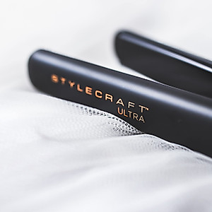 Stylecraft Professional Ultra Straightening Iron, Black, 1"