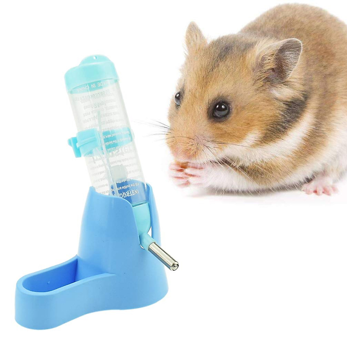 125ml Hamster Water Bottle Base Hut Nest Food Bowl Pet Dispenser Dwarf Hamster Mouse Gerbil Rat