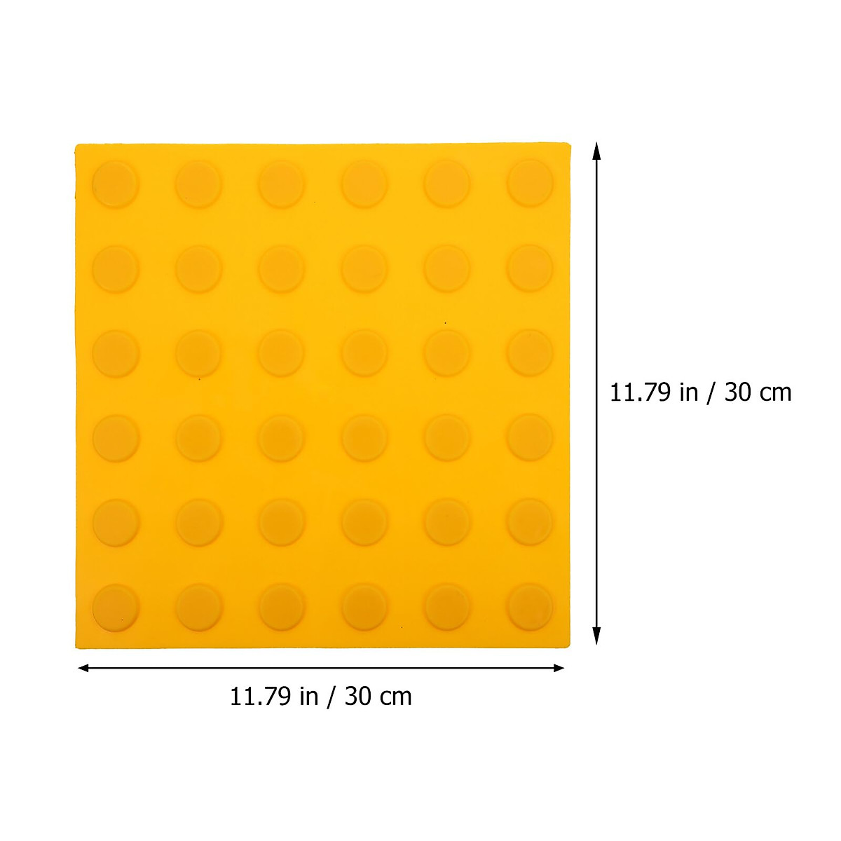 BESPORTBLE 10 Pcs Blind Brick Outdoors Stickers Decorative Blinds Decorative Stickers Tactile Paving Tiles Plastic Blind Floor Tiles Blind Tracks Brick Practical Blind Brick Blind Road Supply