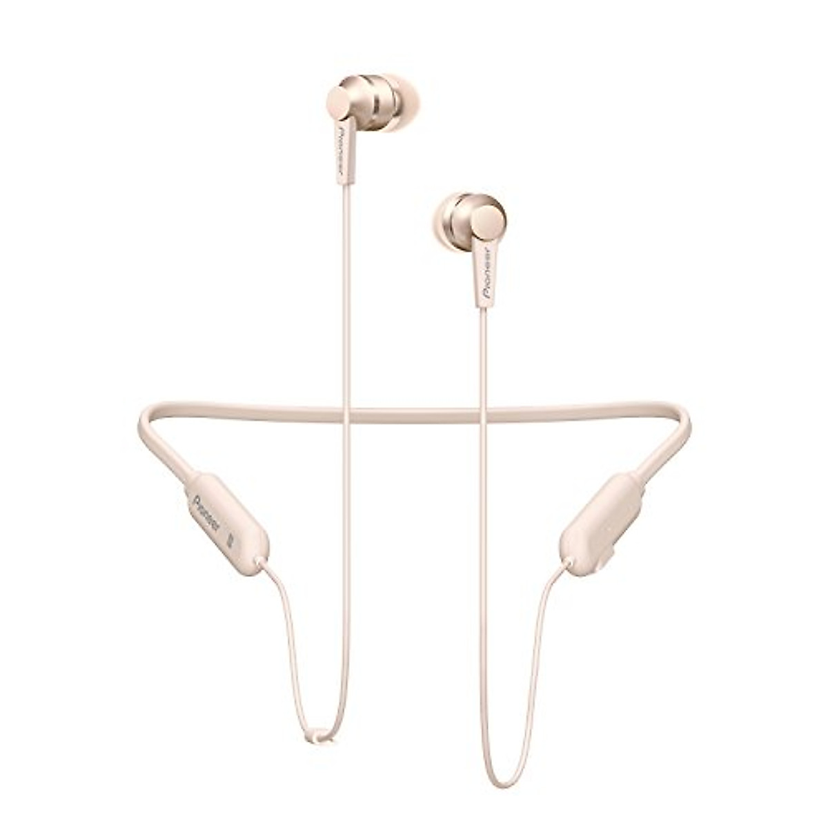Pioneer Neck Band Type Bluetooth Earphone SE-C7BT-G (Champaign Gold)【Japan Domestic Genuine Products】 【Ships from Japan】