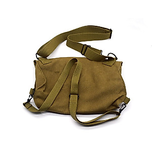 Replica WW2 U.S. ARMY LIGHTWEIGHT SERVICE GAS MASK BAG khaki Color