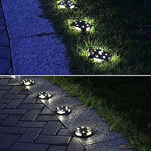 Solar Lights Lamp Outdoor LED 8 Buried Garden Wall Underground Roadway LED Light C9 Christmas Lights Clear Incandescent