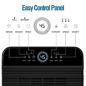 Humsure Dehumidifier For Basement,Dehumidifiers For Home. 4500 sq ft Automatic 70 Pint Whole-House Dehumidifier, Portable Dehumidifier With Drain Hose And 5l Water.