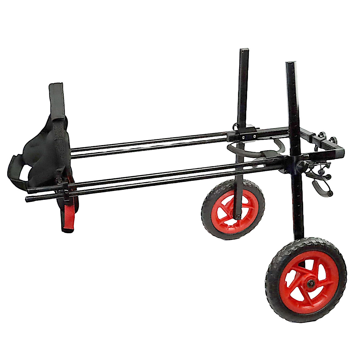 Best Friend Mobility Pro Series Dog Wheels for Back Legs Hyperlight Fiber Side Arms All Terrain Foam Tires for All The Dogs - Chair Only (Medium)