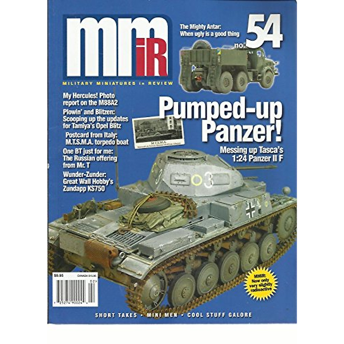 MM IR,MILITARY MINATURES IN REVIEW, NO. 54 (THE MIGHTY ANTAR WHEN UGLY IS A