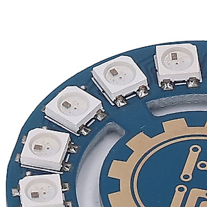 2 Pcs LED Lamp Board 16 bit WS2812 Programmable Color LED Boards 5050 RGB Light Boards