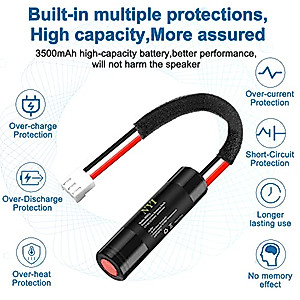 NYI [Upgraded 3500mAh] Replacement Battery for Harman Kardon Onyx Studio 1/2/ 3/4 Wireless Bluetooth Speaker