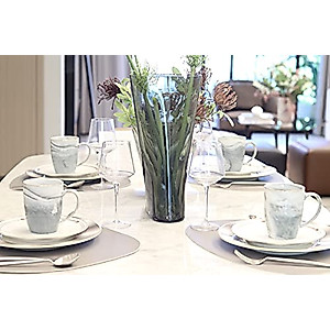 Marble Coffee Mugs Set of 6 Coffee Mug Set of 6 Marble Mug Set of 6 Mug Sets Coffee Tea Milk Cocoa 6 Pack Gray marble Mug Set with Gift Box