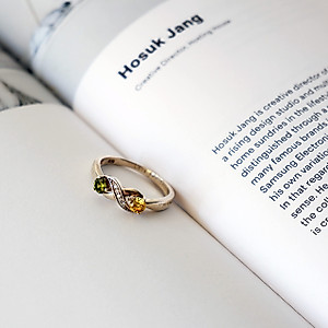 ROWAWA Promise Rings for Women Infinity Ring Birthday Ring Jewelry Mother's Day Gift Heart Love Couples Hem Her Best Friends 2 Birthday Rings Personalized Mom Carving Custom Name Sterling Silver