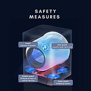 INSTACHEW Purrclean Automatic Self Cleaning Cat Litter Box, Smart App Enabled Litter Box, Large Capacity for Multiple Cats, Secure and Odorless (Purrclean)