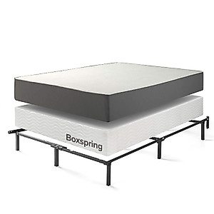 ZINUS Compack Metal Adjustable Bed Frame / 9 Inch Support Bed Frame for Box Spring and Mattress Set, Full/Queen/King