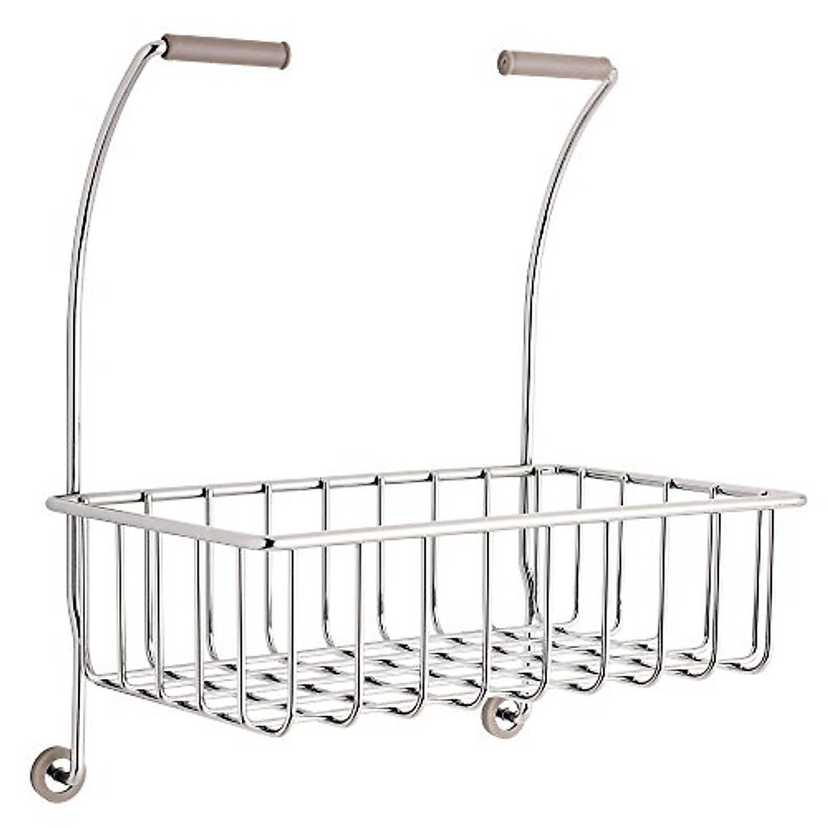 Franklin Brass 193105-CHR Over-the-Toilet Paper Holder Hanging Convenience Basket Holder Shelf for Cell Mobile Phone Holder and Wipes, Polished Chrome