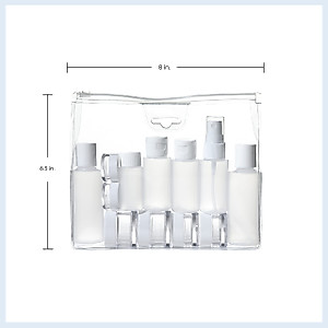 Conair Travel Sized Toiletries, TSA Approved Travel Bottles, Travel Sized Bottles by Travel Smart, 13 Piece Set