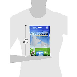 Breezeo Laundry Detergent Strips (48 strips) - Fresh Linen Scent - More Convenient than Pods, Pacs, Liquids or Powders – Great for Home, Dorm, Travel, Camping & Hand-Washing