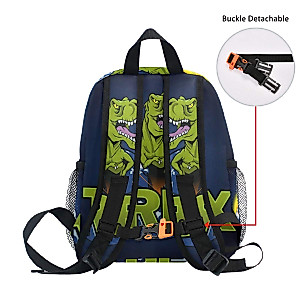 Dinosaur The Planet Toddler Backpack for Preschool Kids Boy Girls Age 3-7