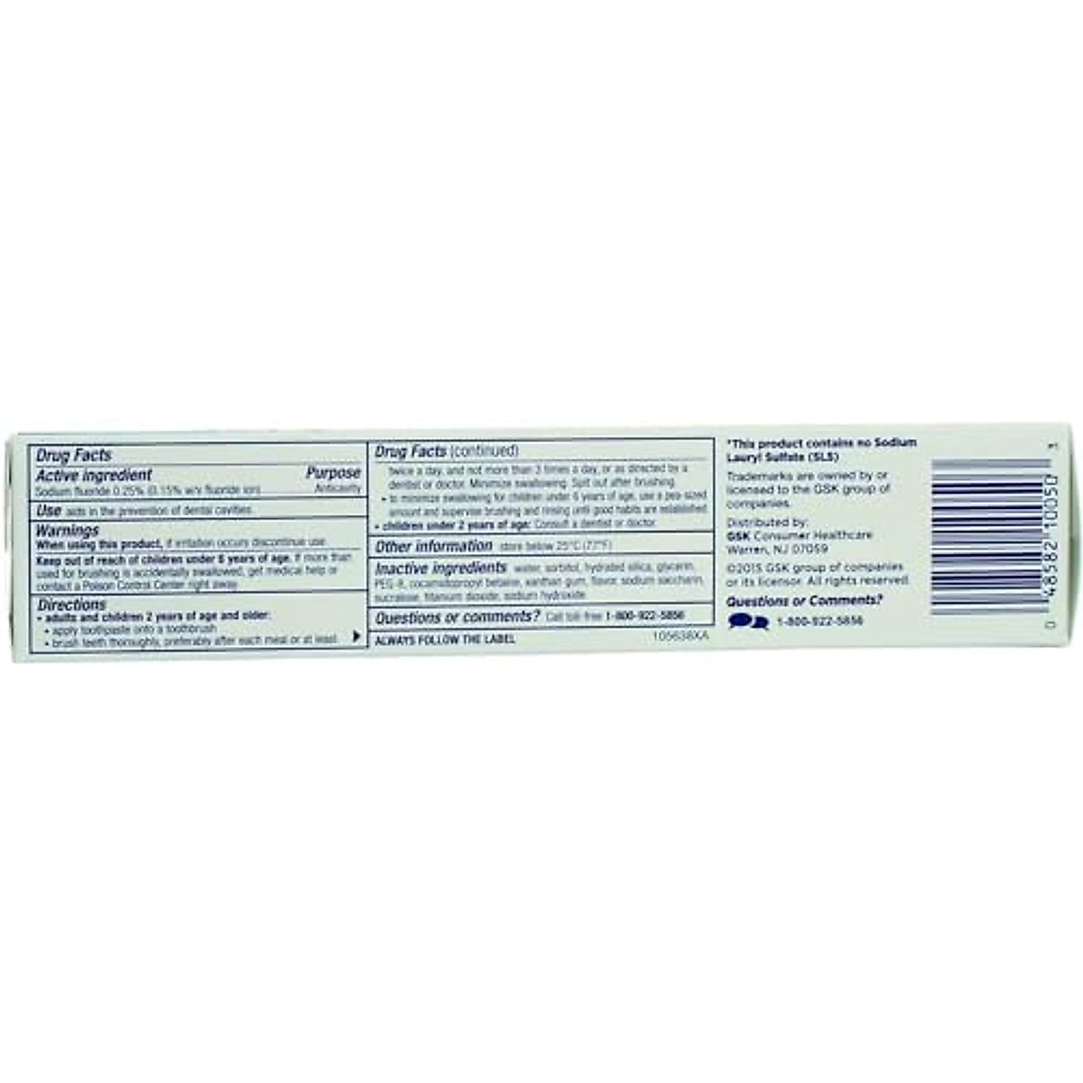 Biotene Fresh Mint Original Gentle Formula Fluoride Toothpaste, 4.3 Ounces (Value Pack of 4)