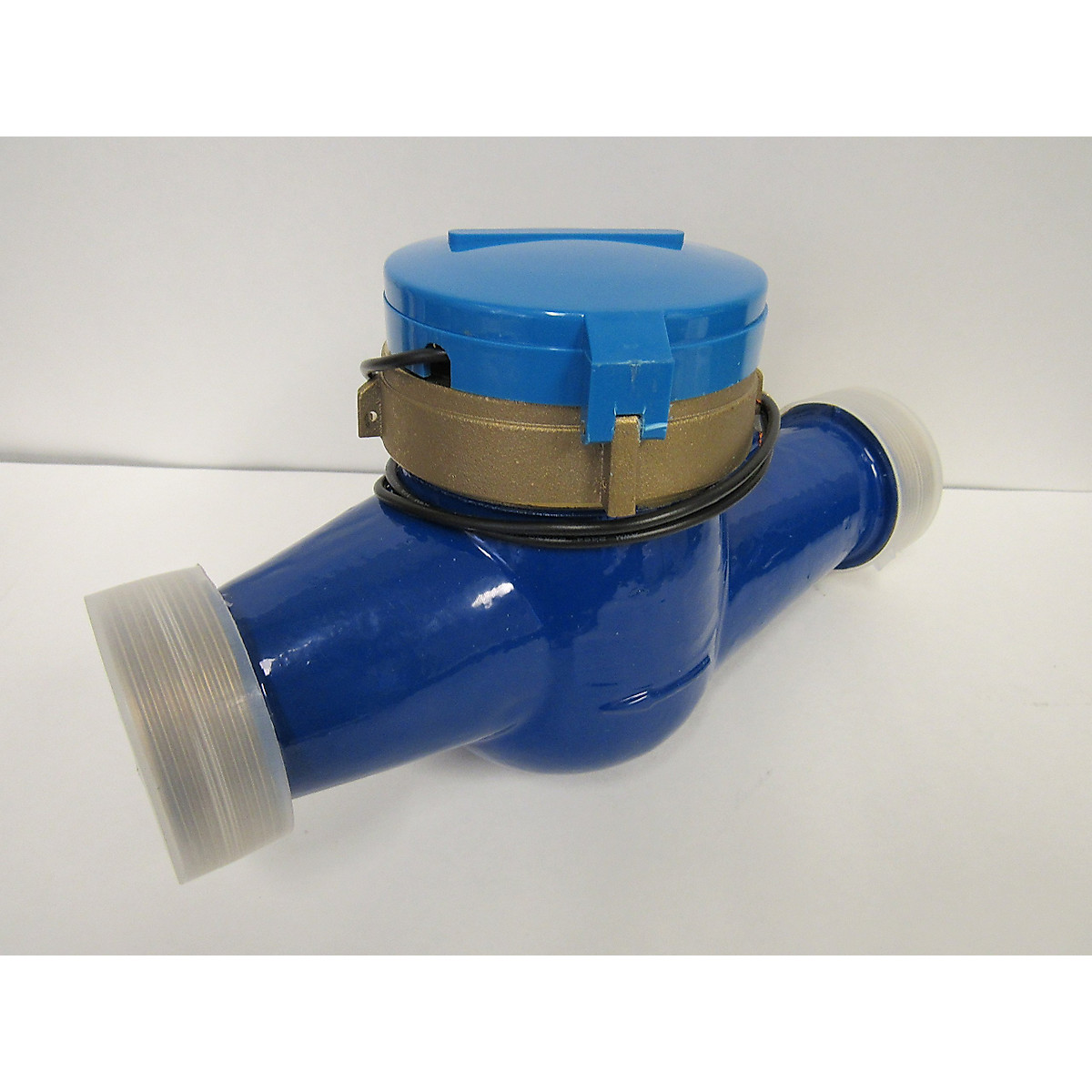 2 Inch Multi-Jet Brass Totalizing Water Meter with Pulse Output, Sealed Dry Dial, Internal Strainer, Horizontal Mount, for Non-Potable Water Systems, Max Pressure 150 PSI