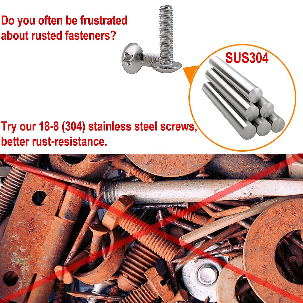 Adiyer 40-Pack Metric M4 x 30mm Machine Screws for Cabinet Drawer Knob Pull Handle, 304 Stainless Steel, Truss Head Bolts, Phillips Drive