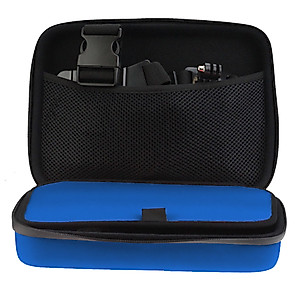 Navitech Blue Heavy Duty Rugged Hard Case/Cover Compatible with The Veho Muvi K2 pro Action Camera