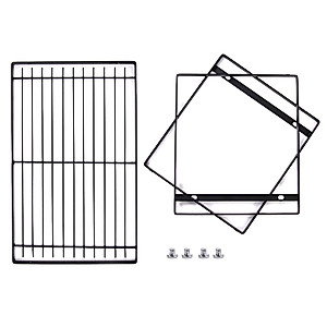 Domiella Pantry Organization Storage Cupboard Shelving Organizer,Under Sink Racks Cabinet Shelf,Kitchen Bathroom Sink Counter Organization Stand (White,2)