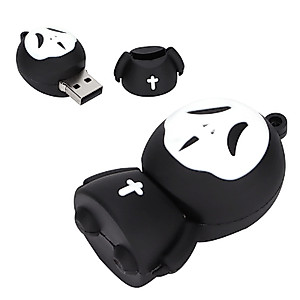 USB Flash Drive USB2.0 Memory Stick, Faceless Ghost Cartoon U Disk Drive Storage High Speed Thumb Drive, Data Transmission Portable for Computer/Laptop (32GB)