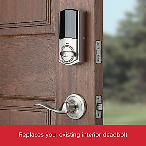 Kwikset 99140-102 Convert Z-Wave Plus Enabled Conversion Kit Interior Assembly, Smart Home Hub and Exterior Deadbolt Required, Gray,Black