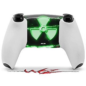 WraptorSkinz Skin Wrap compatible with Sony PS5 DualSense Controller Radioactive Green (CONTROLLER NOT INCLUDED)