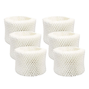 Lemige 6 Pack HAC-504 Humidifier Filters for Honeywell Humidifier HAC-504, HAC-504AW, HAC504V1, HCM350, HCM-350W, HCM-300T, HCM-315T, HCM-600, HCM-710, Replacement Filter A,