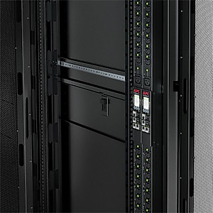 APC NetShelter Switched Rack PDU, 9000 Series, APDU9941, 0U Vertical, 200V-240V, 30A, NEMA L6-30P, 9.8' Cord, Black