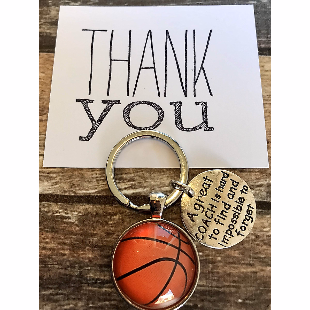Harper Olivia PACK OF 3 Basketball Coach Appreciation KeyChain with Gift Packaging for your Coach gifts for Basketball coach multipack team gift! Great for multiple coaches for basketball player