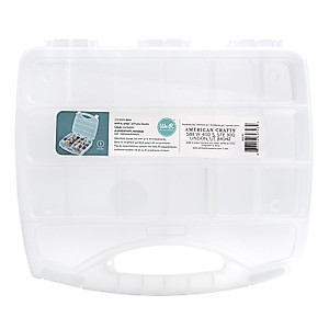 We R Memory Keepers 0633356607434 Storage Bins Storage & Decor-Divider Box, Clear