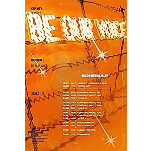 Cravity Season3. Hideout: Be Our Voice Version.2 CD+132p PhotoBook+1p Sticker+1p Polaroid+Tracking Kpop Sealed