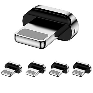 CNakdDG Magnetic Connector Tips Head for Iproduct Devices (5 Pack), only Compatible 3A Magnetic Charging Cable