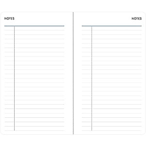 2023-2024 Blue Sky™ 24-Month Weekly/Monthly Planning Calendar, 3-5/8" x 6-1/8", Ashlyn Navy, January 2023 To December 20