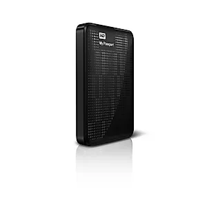 WD My Passport 320GB Portable External Hard Drive Storage USB 3.0 Black (WDBKXH3200ABK-NESN)