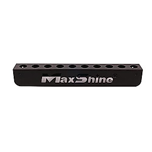 Maxshine Detailing Brush Holder – Simple & Durable Design, Available for Putting 10 car Detailing Brushes, Convenient Use, Easy to Install on Your Wall