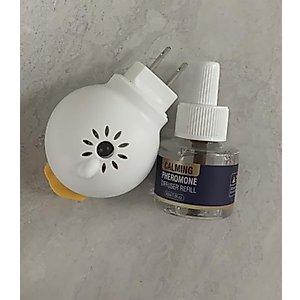 TTLXRL Dog Pheromones Calming Diffuser 3 in 1 Pheromone Appeasing Diffuser to Calm Kit (Plug in+ 2 Pack 48ml Refill) for Pet Anxiety Relief Reduce Aggression Barking Fighting Stress 60 Day Supply