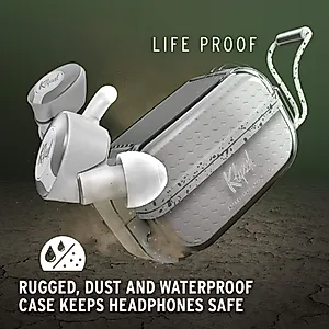 Klipsch T5 II True Wireless Sport Earphones with Dust/Waterproof Case & Earbuds, Best Fitting Ear Tips, Ear Wings, 32 Hours of Battery Life, and Wireless Charging Case