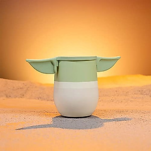 Corkcicle Star Wars Baby Yoda Grogu Stemless Wine Beverage Tumbler, Triple Insulated Stainless Steel, Easy Grip, Non-slip Bottom, Keeps Beverages Chilled for 9 Hours, Reusable Cup with Lid, 12 oz