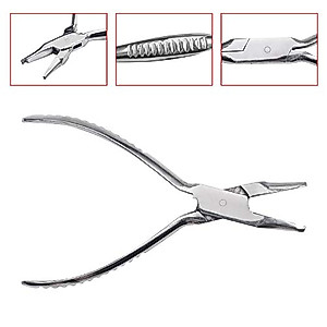 SPEEDWOX Adjusting Eyeglass Arms Frame Nose Pad Plier 6 Inches Eyeglasses Repairing Plier Stainless Steel Optical Hand Tool Eye Glasses Repair clamp