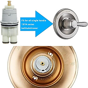RP46074 Shower Cartridge Assembly for Delta Shower and Tub 13/14 Series Faucet, Replacement Part for Delta Monitor Cartridge, Include RP22734 Bonnet Nut Replacement