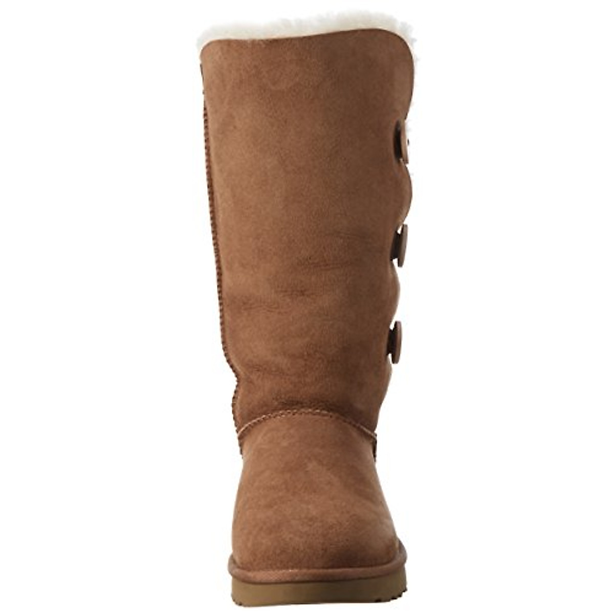 UGG Women's Bailey Button Triplet II Winter Boot, Chestnut, 9 B US