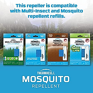 Thermacell Mosquito Portable Repeller; Includes 12-Hour Refill; 15 Foot Zone of Protection; Highly Effective Mosquito Repellent; Deet Free Bug Spray Alternative; Scent Free