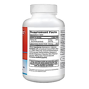 21st Century Calcium 500 mg Plus D3 Tablets, 400 Count